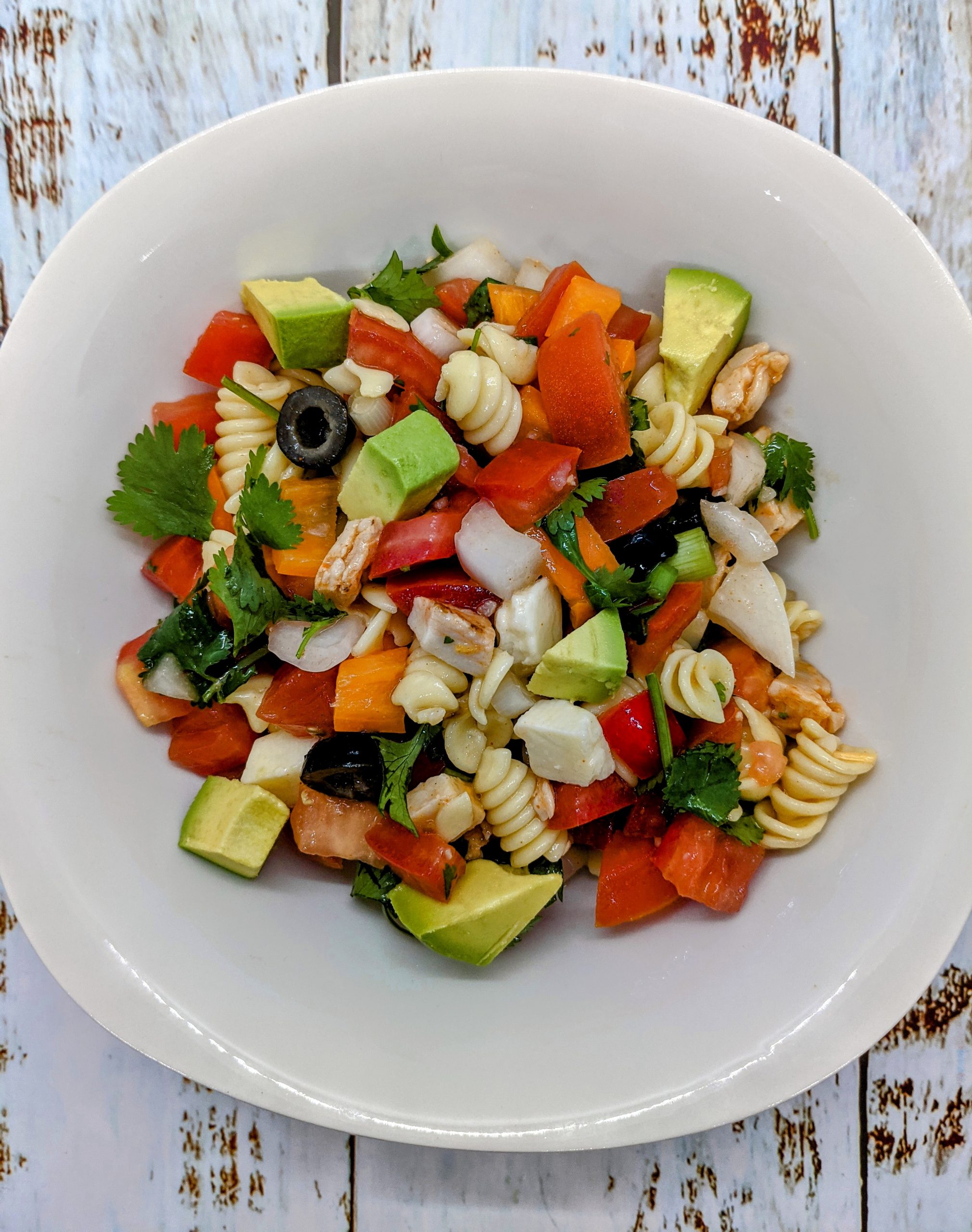 Simple Cilantro Chicken & Avocado Pasta: Leftover Rotisserie Chicken ...
